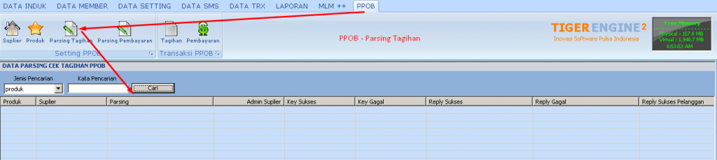 PPOB – Parsing Tagihan – Tutorial Software Pulsa Tiger Engine
