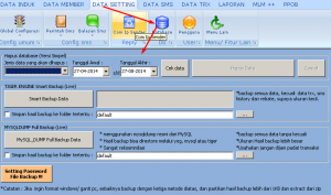 Data Setting – Database – Tutorial Software Pulsa Tiger Engine