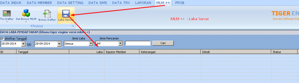 MLM ++ – Laba Server – Tutorial Software Pulsa Tiger Engine